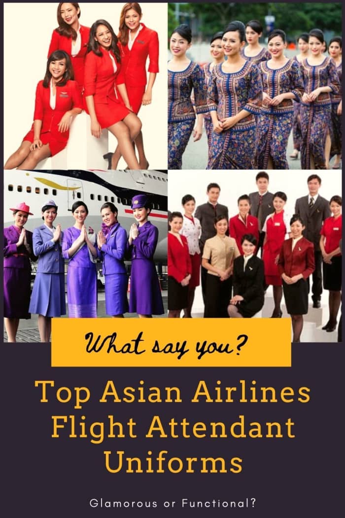 Top Asian Airlines Flight Attendant Uniforms: Glamorous or Functional ...