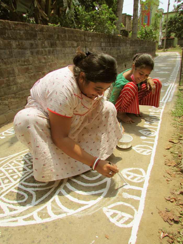 Alpana, Folk Art of Bengal in Modern Era - HubPages