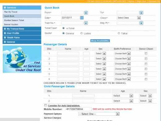 Tips to get tatkal ticket from railway site IRCTC - HubPages