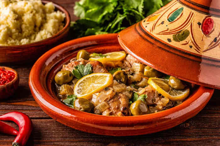 The Tagine Is a Traditional Dish Originating From the Maghreb ...