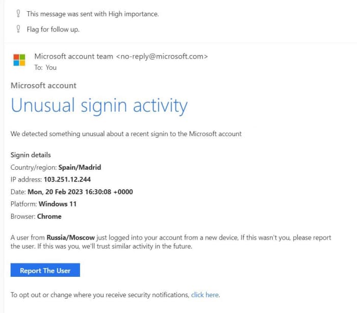 How to Spot a Scam: ‘Microsoft Account Unusual Signin Activity’ - HubPages