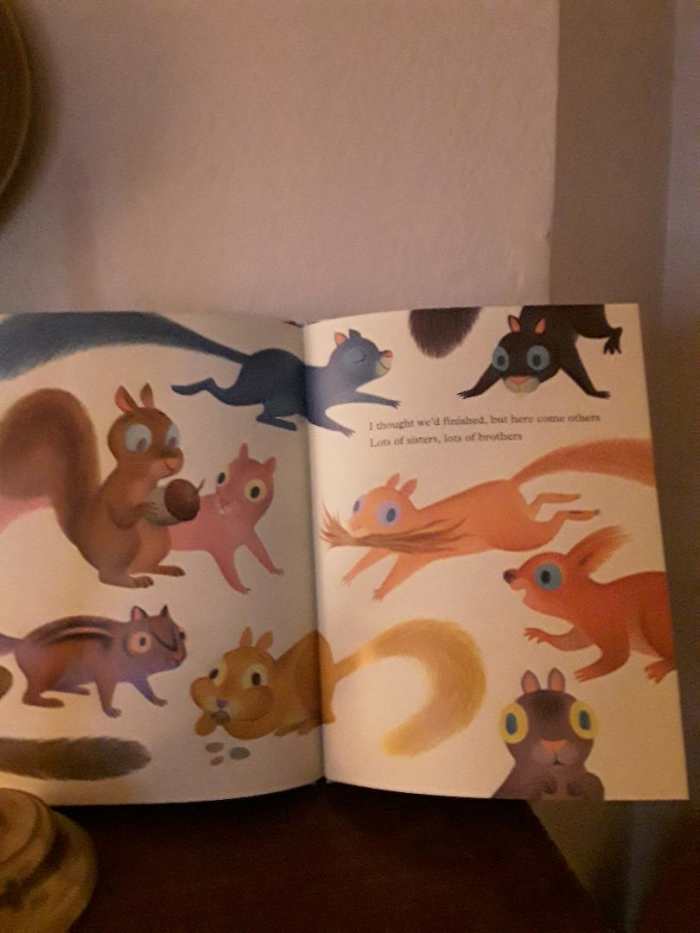 Squirrels All Over the Place in a Counting and Learning Fun Squirrel ...