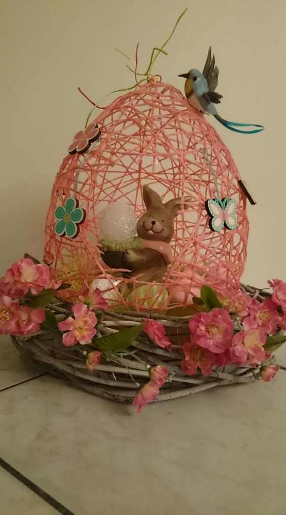 35+ Adorably Cute String Egg Easter Basket Ideas - HubPages