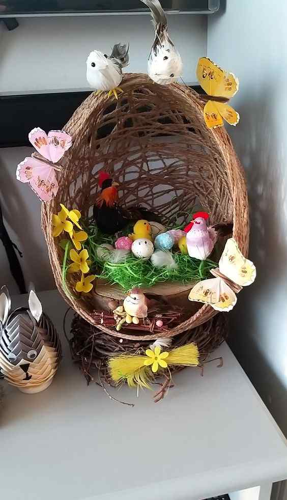35+ Adorably Cute String Egg Easter Basket Ideas - HubPages