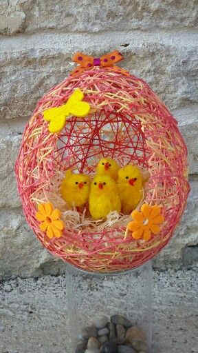 35+ Adorably Cute String Egg Easter Basket Ideas - HubPages