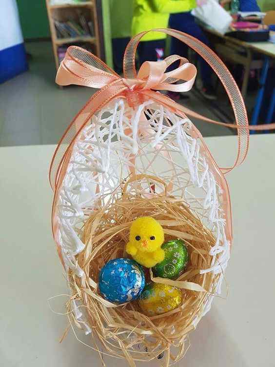 35+ Adorably Cute String Egg Easter Basket Ideas - HubPages