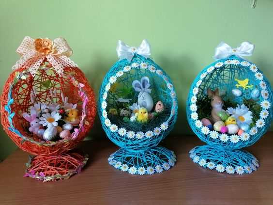 35+ Adorably Cute String Egg Easter Basket Ideas - HubPages