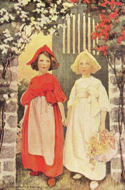 Snow-White and Rose-Red, Fairy Tale by Brothers Grimm - HubPages