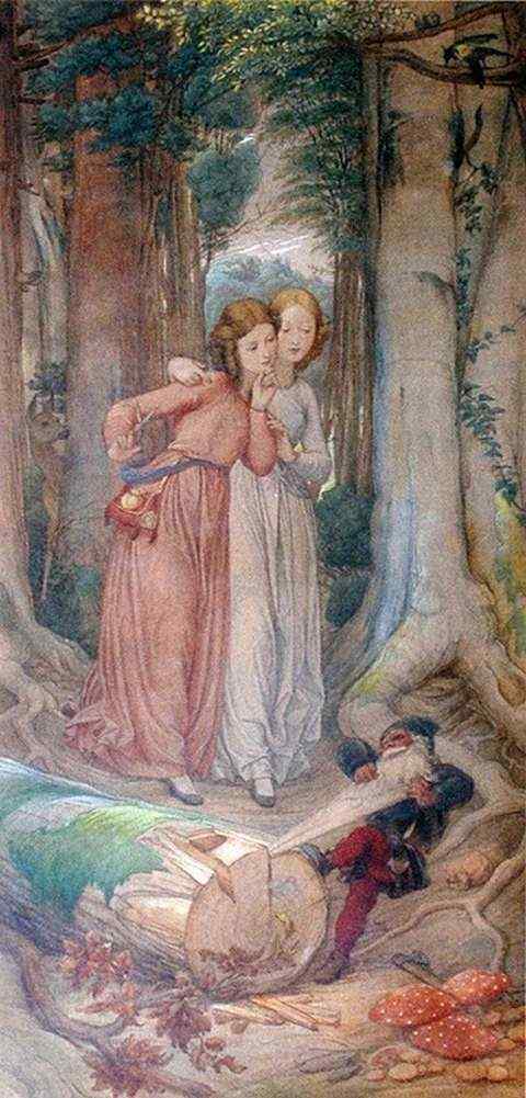 Snow-White and Rose-Red, Fairy Tale by Brothers Grimm - HubPages