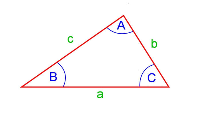 How To Calculate The Sides And Angles Of Triangles Using Pythagoras Theorem Sine And Cosine