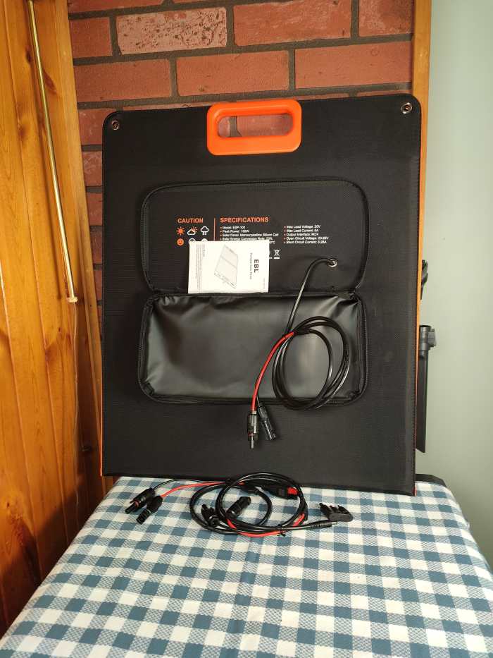 Review of the EBL Solar Apollo 100W Portable Solar Panel - HubPages