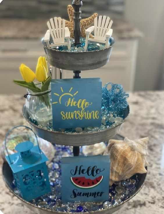 45+ Summer Themed Tiered Trays To Refresh Your Home Decor - HubPages