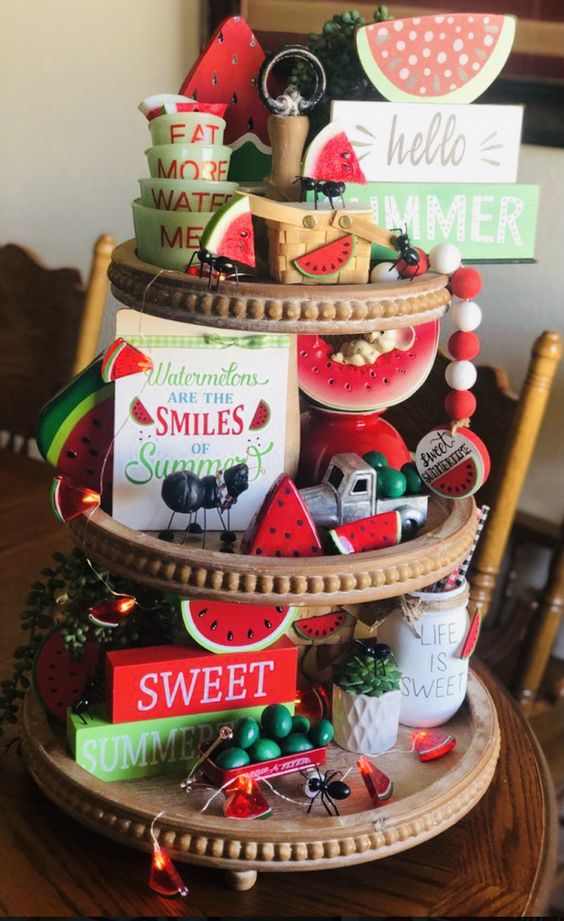 45+ Summer Themed Tiered Trays To Refresh Your Home Decor - HubPages