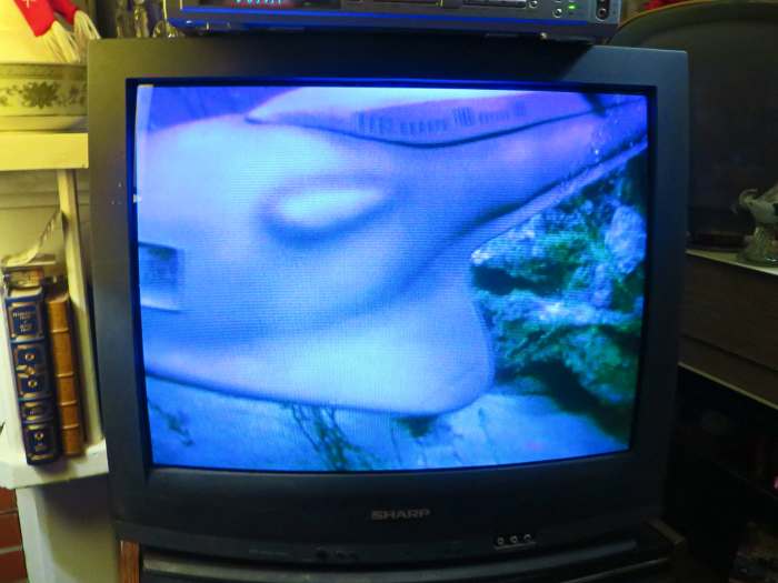 Sharp Color Television Model 27N-S100, Manufactured February 2000, Sharp Electronics Corporation ...