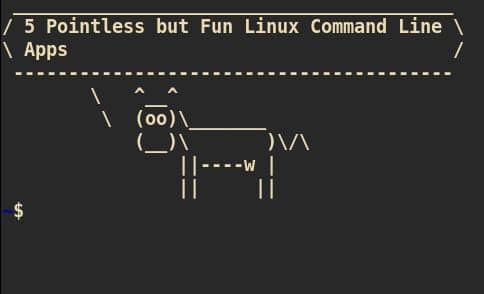 5 Pointless but Fun Linux Command Line Apps - HubPages