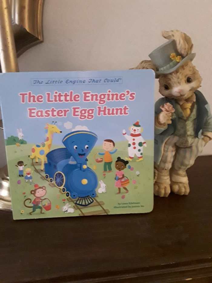 Easter Egg Hunt With Favorite Iconic Character Little Blue Engine in ...