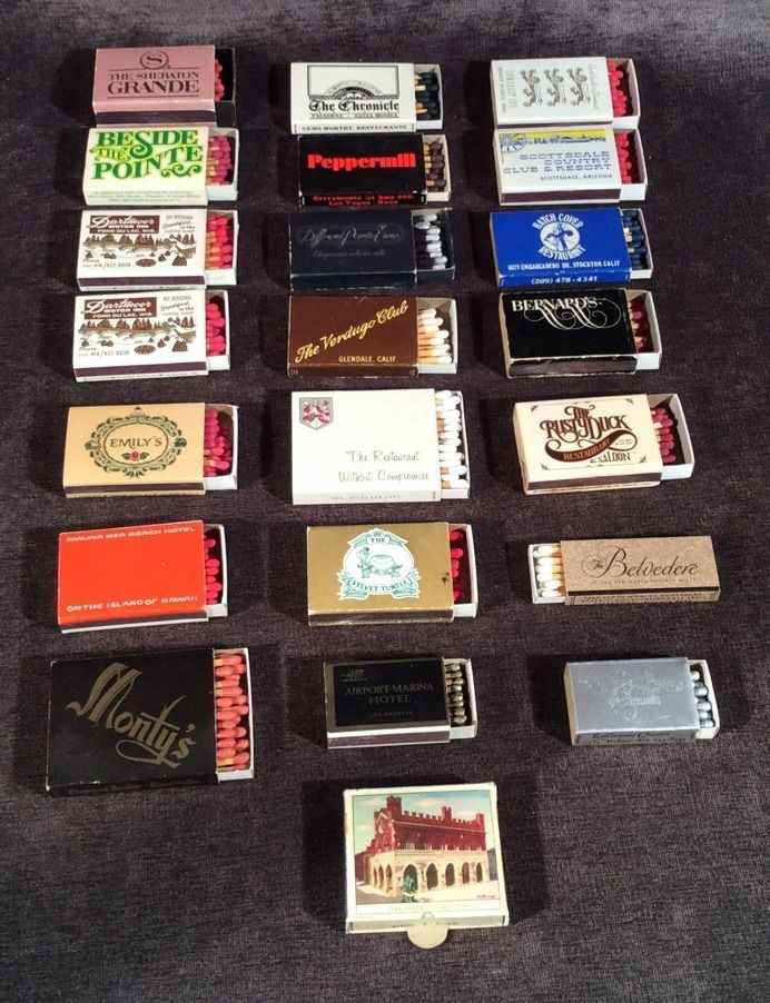 The Joys of Collecting Vintage Match books, and Matchboxes - HubPages