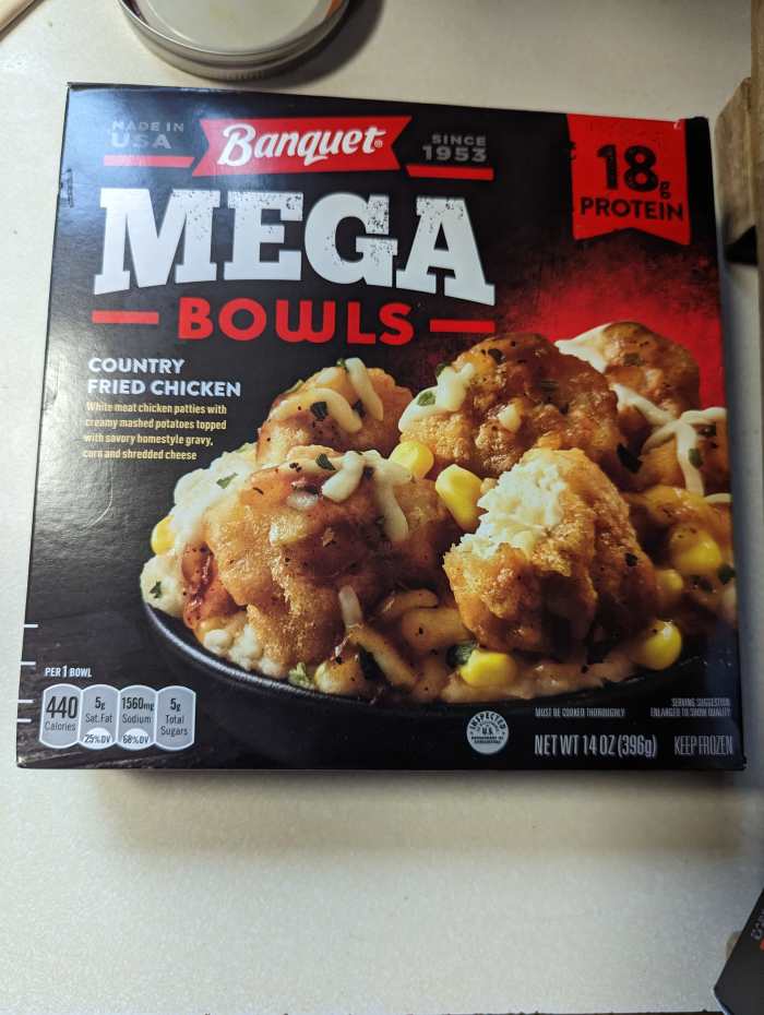 Banquet Mega Bowls - Country Fried Chicken - HubPages
