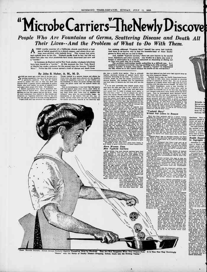 The Unfortunate Case of Mary Mallon - HubPages