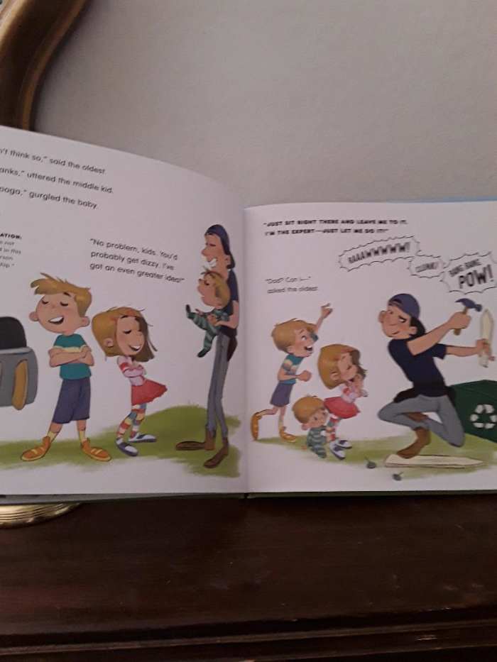 Dad and His Super-Dad Plan in a Fun Picture Book and Story for ...