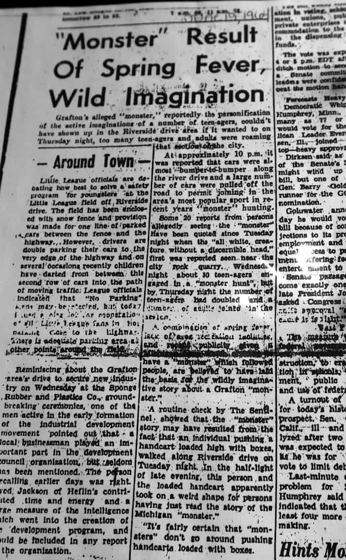 Hairy, Headless, and Horrid-Smelling: The Grafton Monster - HubPages