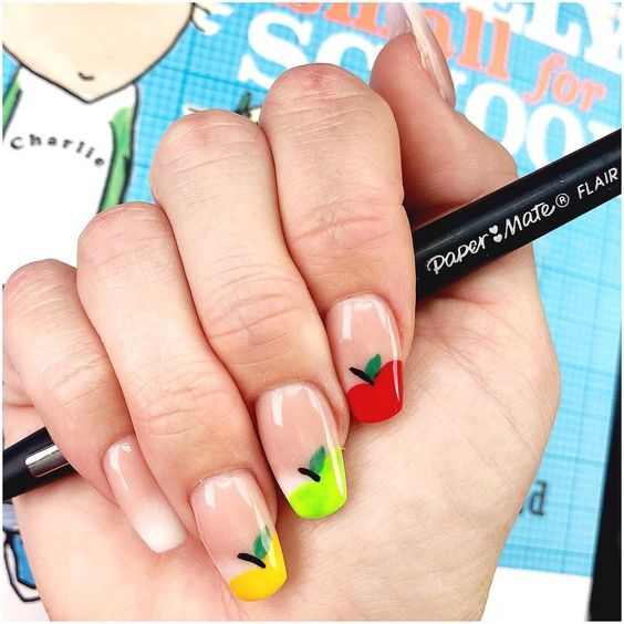 30+ Cute Back to School Nail Art for Girls - HubPages