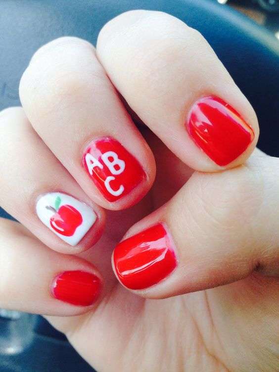 30+ Cute Back to School Nail Art for Girls - HubPages