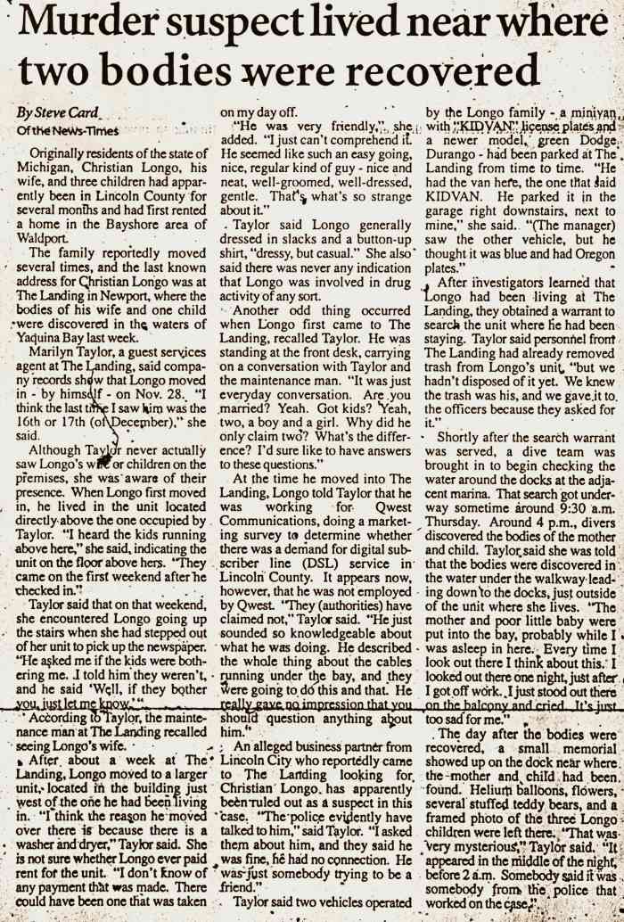 Christian Longo 9: True Story - the Longo Letters Chapter 9 - HubPages