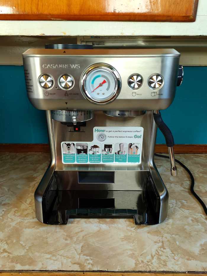 Review of the Casabrews Espresso Machine With Grinder - HubPages