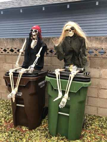 40+ Spooktastic Skeleton Halloween Decoration Ideas for Front Yard ...
