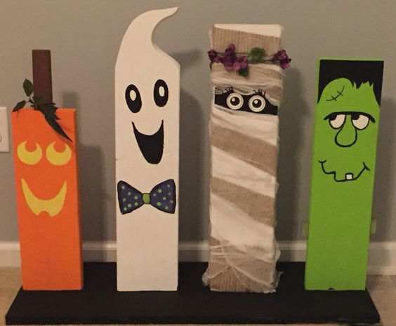 50+ Great Ideas for DIY Halloween Wood Crafts - HubPages
