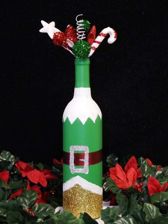 35+ Fun DIY Christmas Wine Bottle Crafts - HubPages