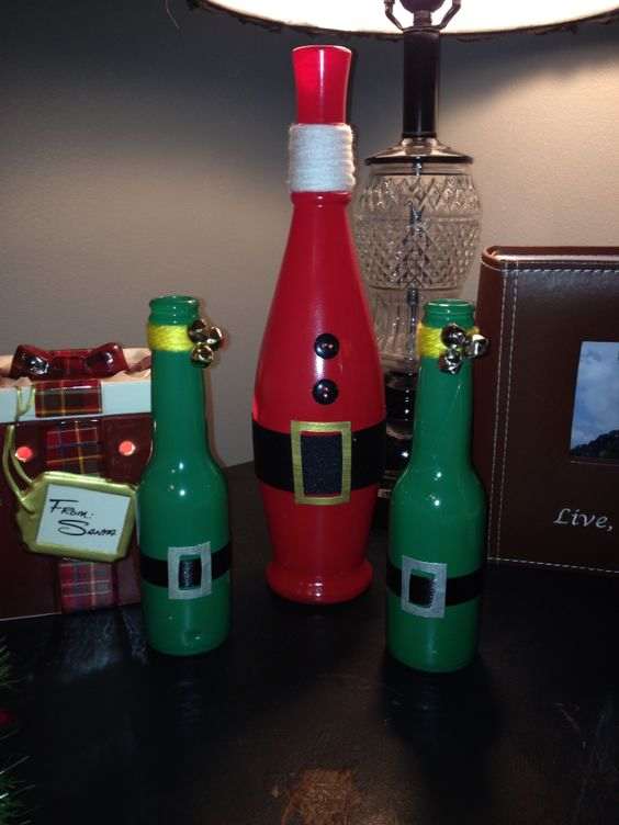 35+ Fun DIY Christmas Wine Bottle Crafts - HubPages