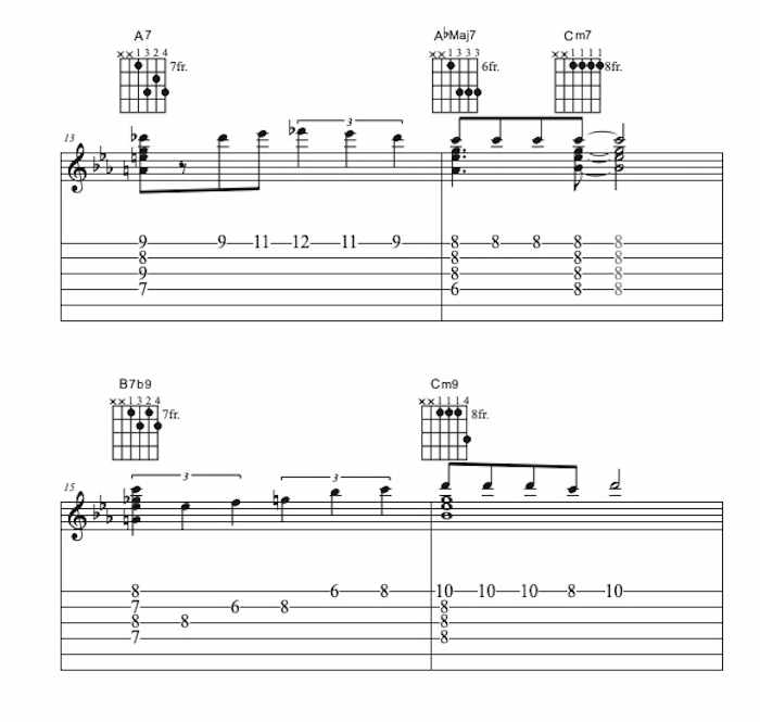 Jazz Guitar Lessons • Misty • Chord-Melody Arrangement • Modal ...