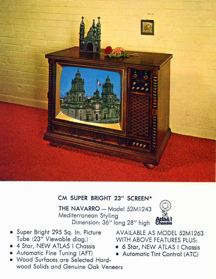 Curtis Mathes Line of Production for 1971, Color Televisions, the ...