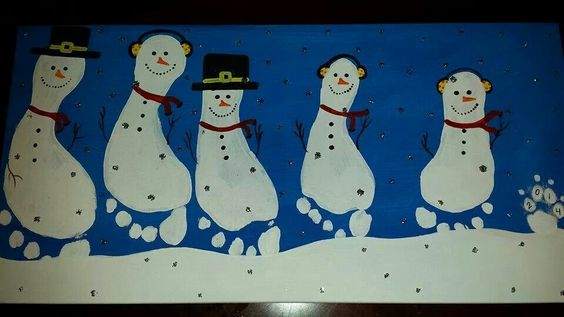 50+ DIY Christmas Footprint Crafts for Kids That are Too Stinkin Cute ...