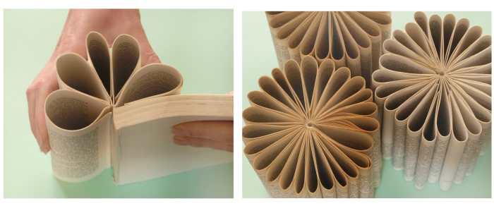 Book Page Fold Art - FeltMagnet