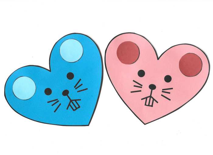 Printable Mouse Patterns With Simple Shapes for Kids' Crafts - FeltMagnet
