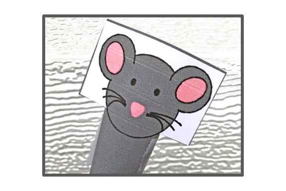 Printable Mouse Patterns With Simple Shapes for Kids' Crafts - FeltMagnet