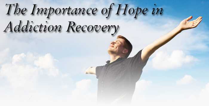 A Journey From Addiction to Recovery; the Importance of Hope in ...