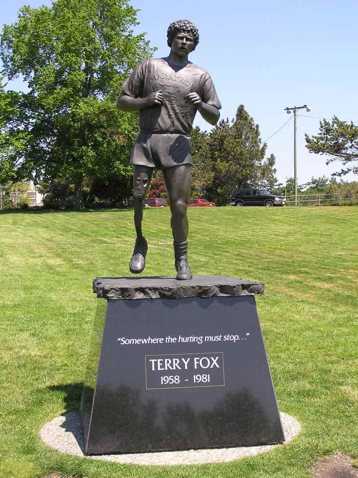 Terry Fox: Inspirational Cancer Survivor and Amputee Who Ran Across ...