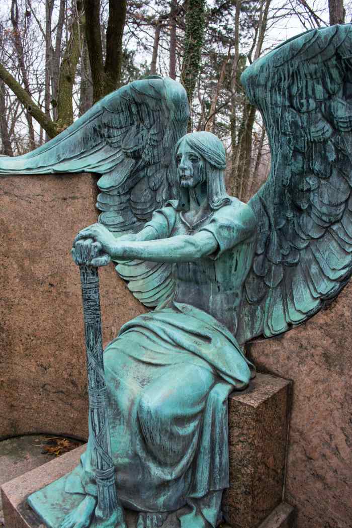 The Haserot Angel of Lake View Cemetery - WanderWisdom