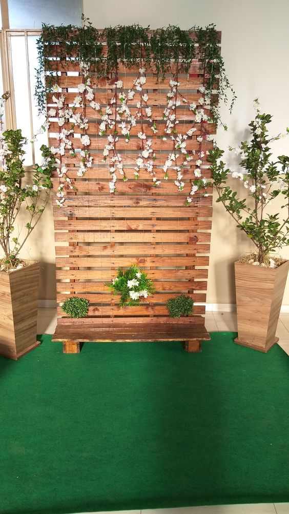 35+ Awesome DIY Pallet Background Ideas for Baby Showers and More ...
