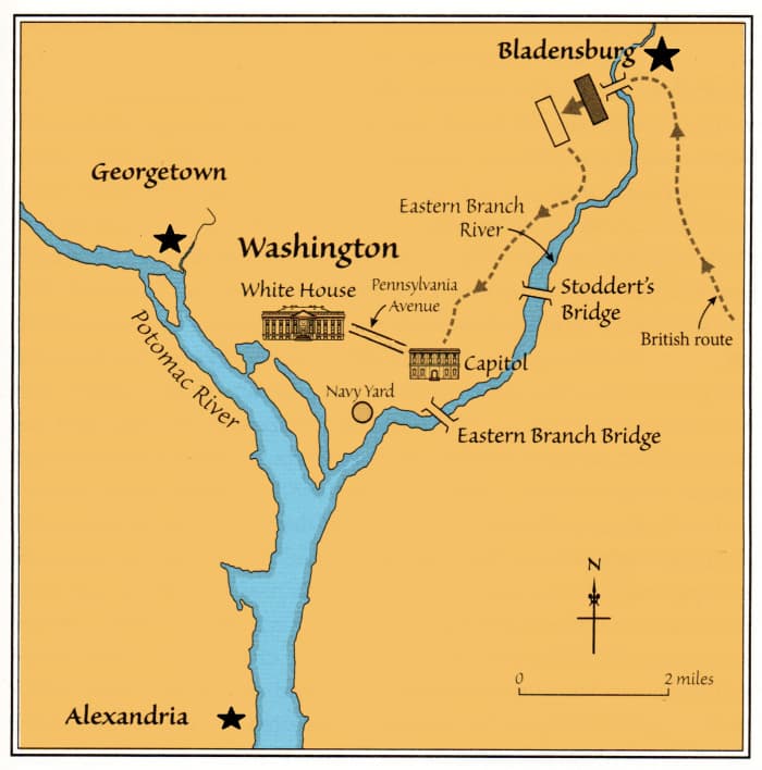 Dolley Madison Saves George Washington’s Portrait During the War of ...