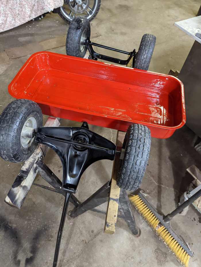 Little Red Wagon - Repainting with a Little Red and Black Paint - HubPages