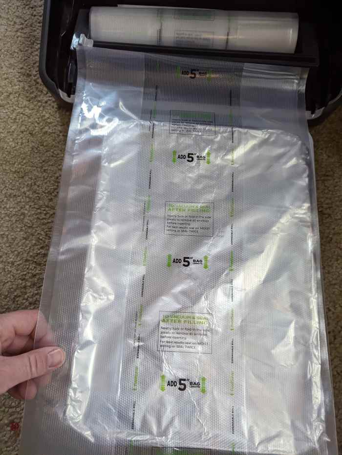 Food Saver - Using Expandable Bag to Freeze Entire Tater Tot Casserole ...