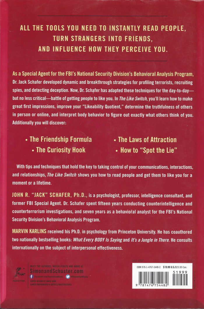 Book Review: 'The Like Switch' - HubPages