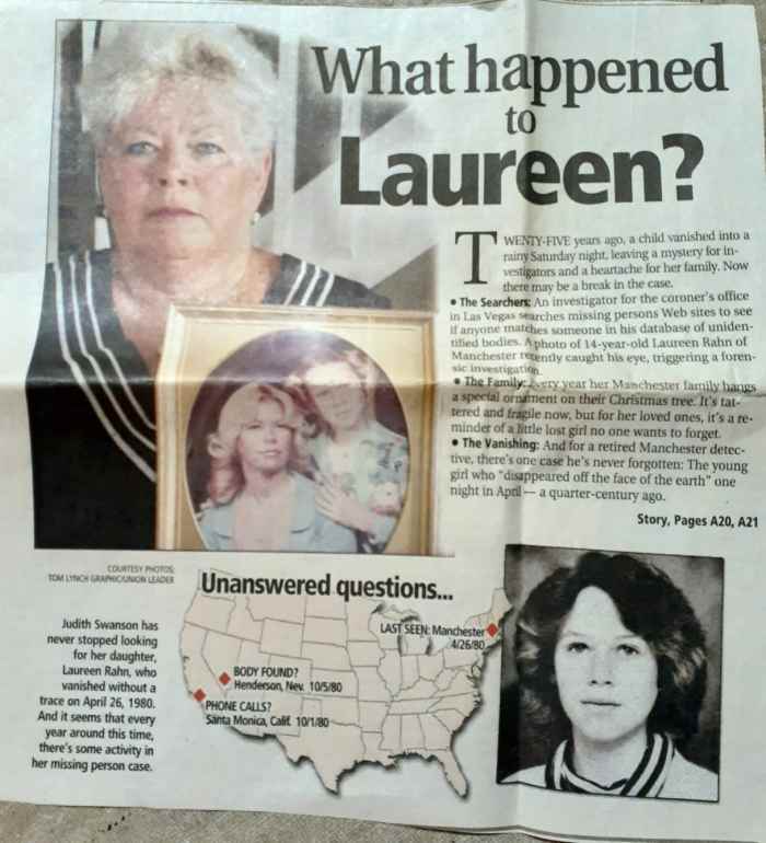 Laureen Rahn: Disturbing Disappearance of a New Hampshire Teenager ...