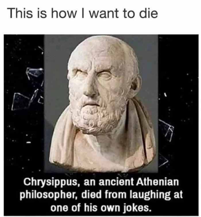 Chrysippus, The Greek Philosopher Who died Laughing at his own Joke - HubPages