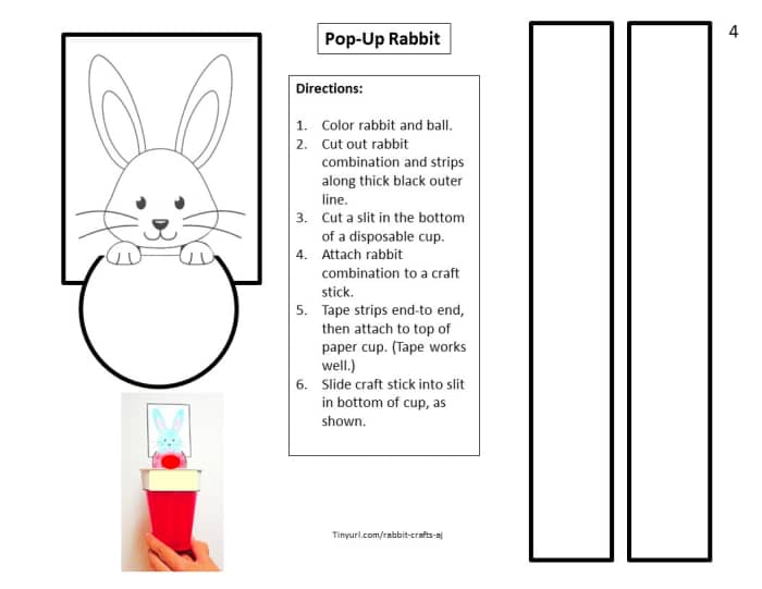 17 Easy Rabbit Crafts With Printable Templates - HubPages